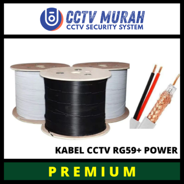 KABEL CCTV RG59 PLUS POWER HARGA 10 METER - CCTV Murah Bergaransi Resmi ...